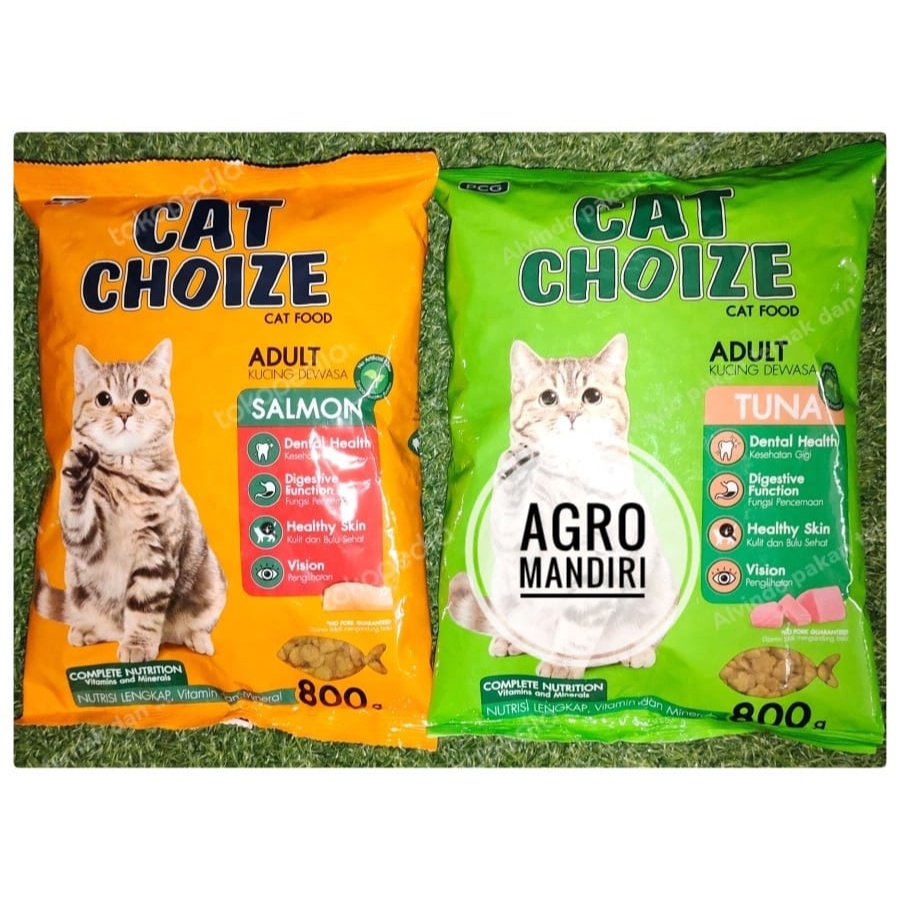 Jual Cat Choize Adult 800 Gram Food Pakan Makanan Kucing Tuna / Salmon ...