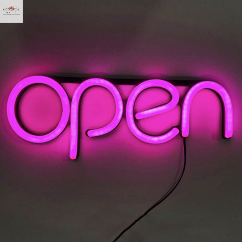 Jual Lampu LED Neon Open Sign Dinding Waterproof Silicone Light Baliho ...