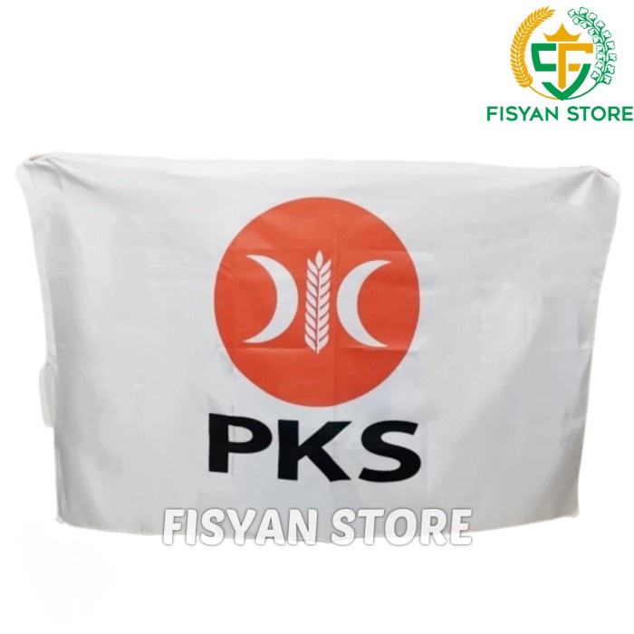 Jual Bendera Partai Keadilan Sejahtera | Bendera PKS 60 x 90 CM (100 ...