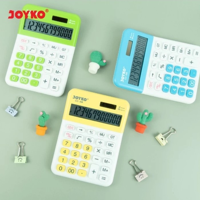 Jual JOYKO CC36 12 Digit CHECK & CORRECT CALCULATOR - Kalkulator Meja ...