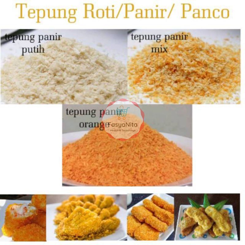 Jual 500gr Tepung Roti / Tepung Panir / Tepung Panko / Breadcrumb mix ...