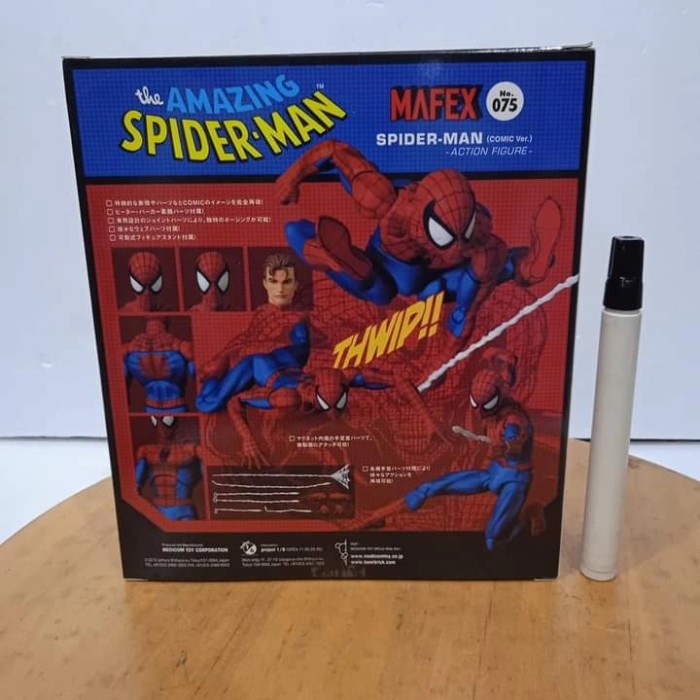 Jual mainan mafex act figure Mafex 075 comic The Amazing spiderman ...