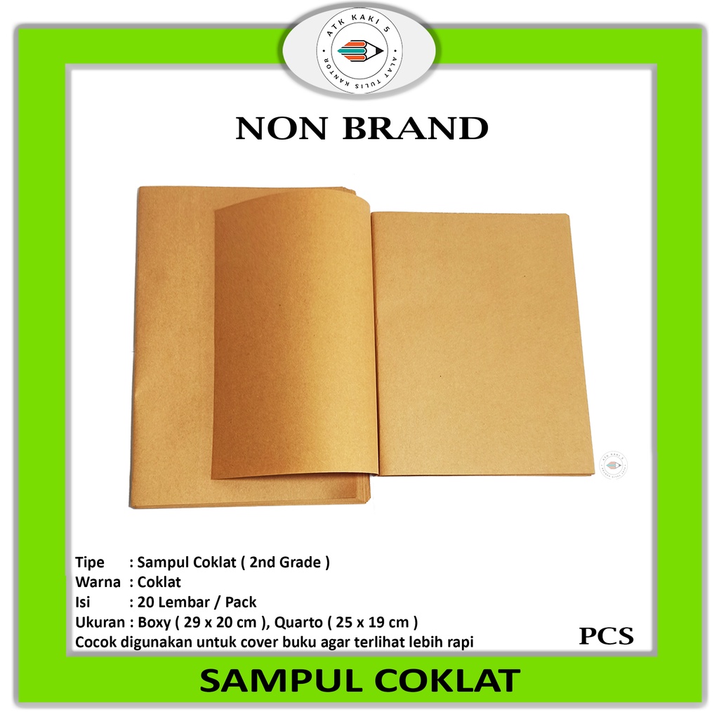 Jual ATKKAKI5 - Sampul Buku Ukuran Boxy Dan Quarto - Pack | Shopee ...
