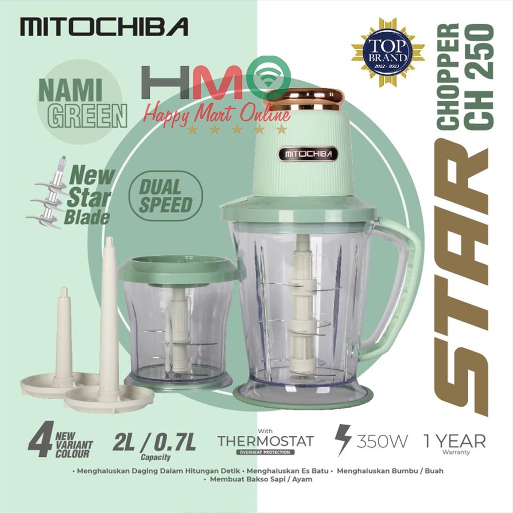 Jual Chopper Mitochiba CH 250 Star Chopper Penggiling Bumbu Daging Buah ...