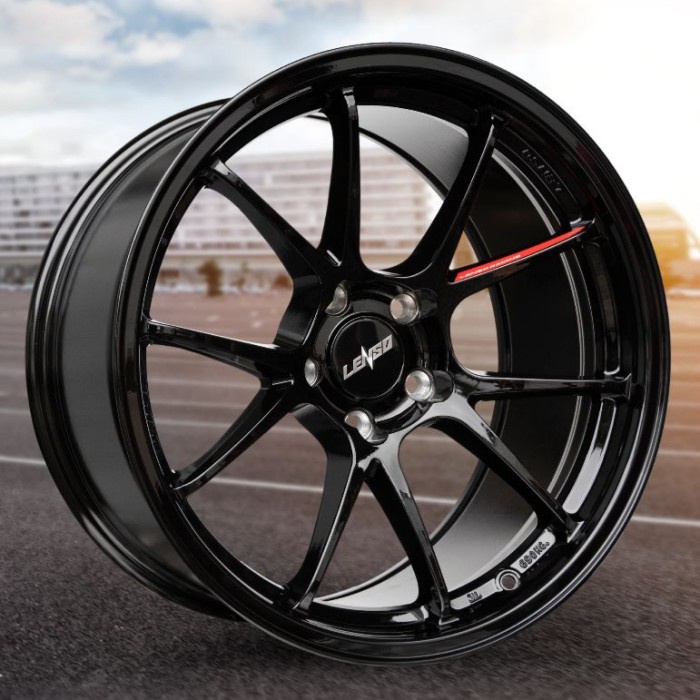 Jual Velg Lenso 95G Ori Ring 18 Black Mobil Toyota Innova / Reborn ...