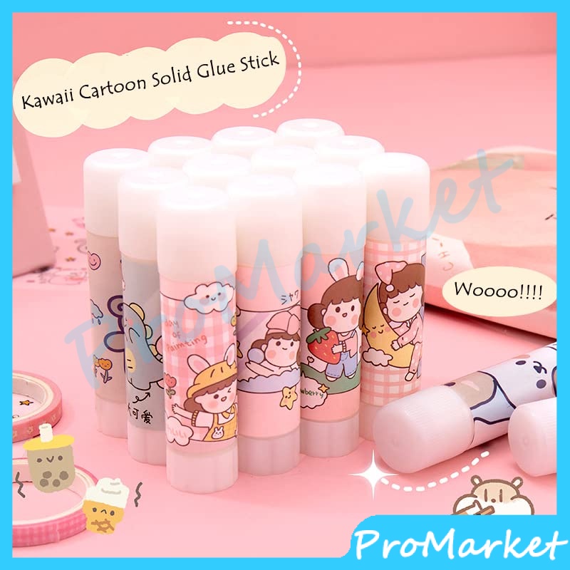 Jual PRO SOLID GUM GLUE STICK KARTUN Lem Stik Stick Lem Kertas Alat ...