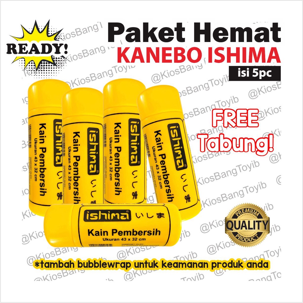 Jual Paket Hemat KANEBO JUMBO 42x32 isi 5pc FREE Tabung (ISHIMA ...