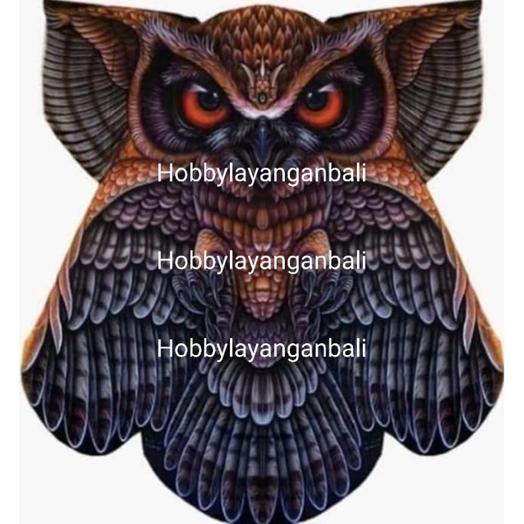 Jual kain Layangan celepuk bali ukuran mini lebar 80 cm x panjang 90 cm ...