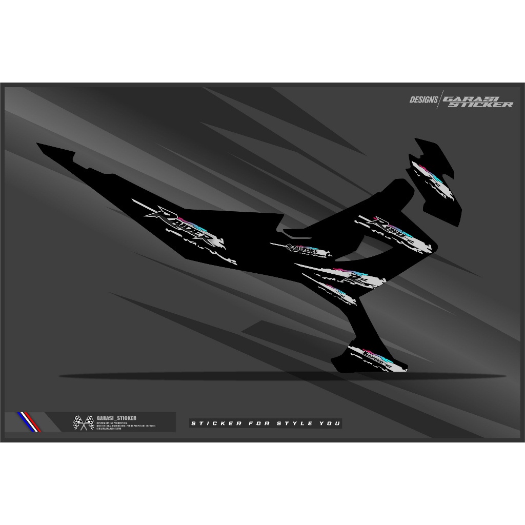 Jual Sticker Striping Stiker Sticker Motor Satria Fu Facelift R150 Thai ...