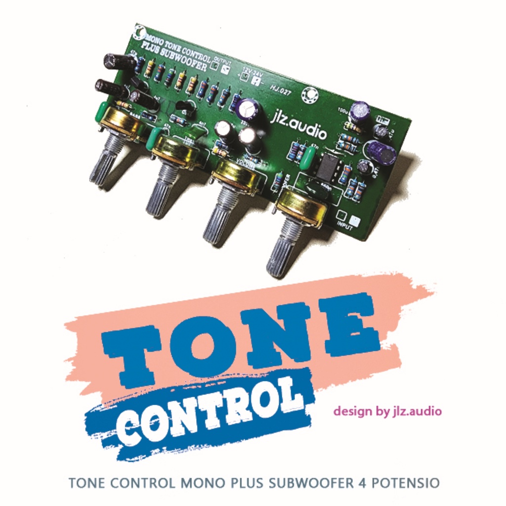 Jual Tone control mono plus subwoofer 4 potensio | Shopee Indonesia