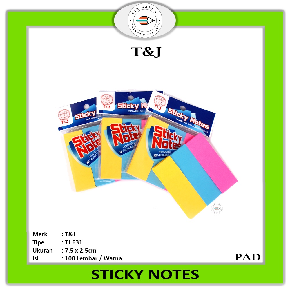 Jual TOM & JERRY - Sticky Notes TJ-631 3 Warna - Pad | Shopee Indonesia