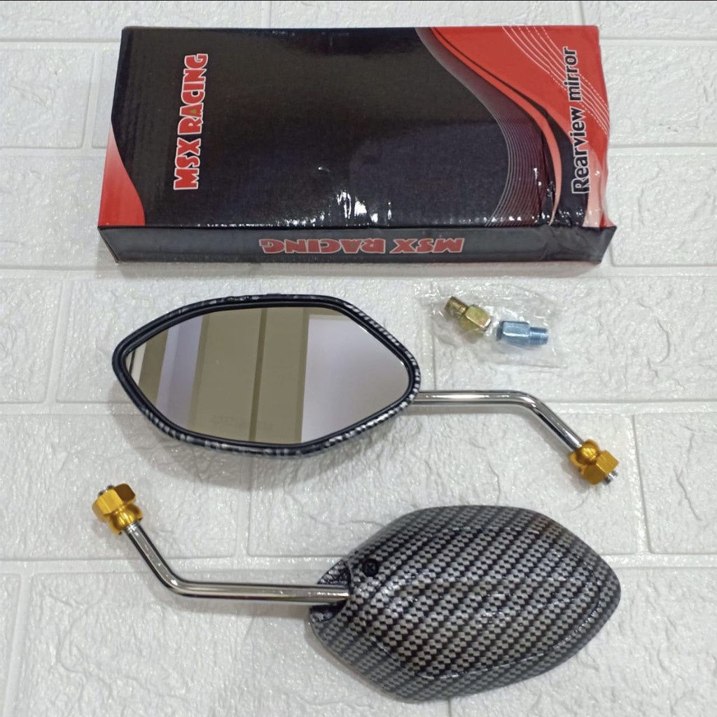 Jual Spion Carbon Karbon Kecil Pendek Variasi Motor Honda Yamaha Mio ...