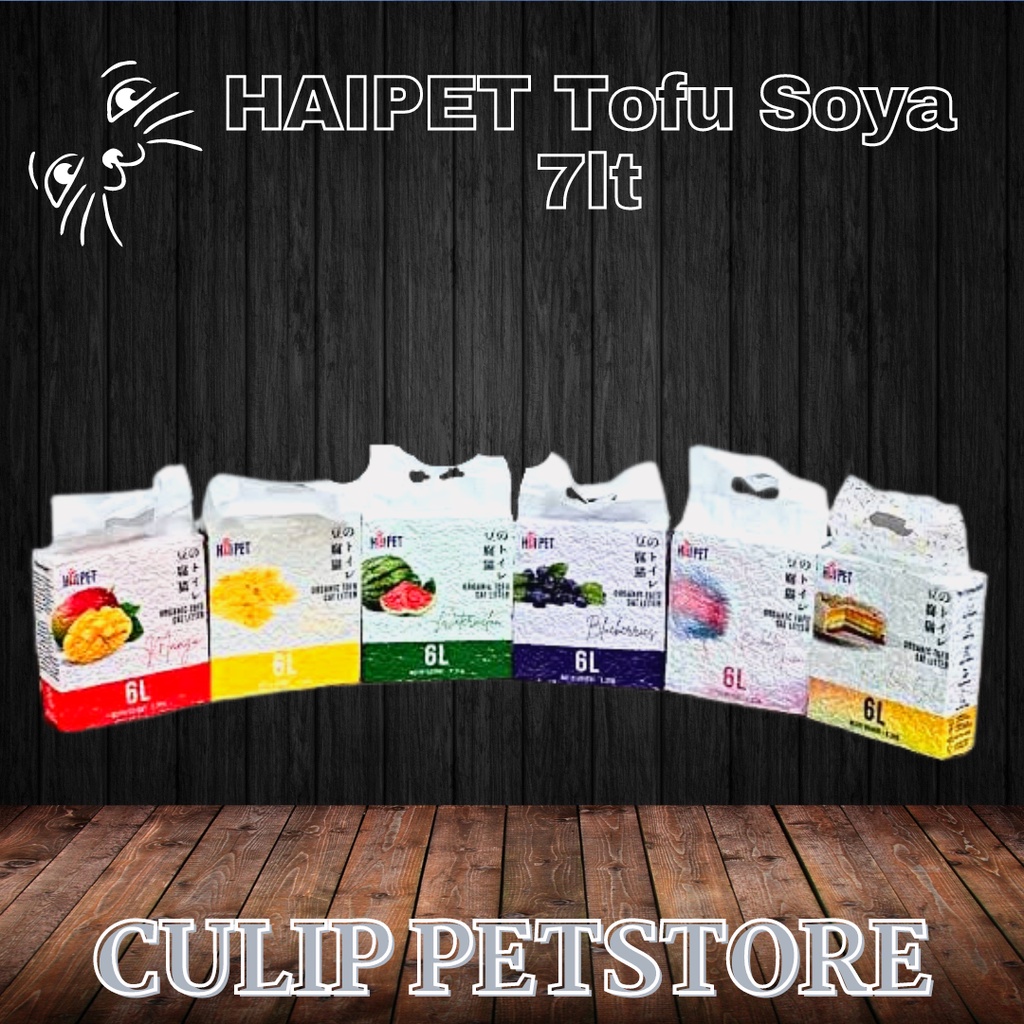 Jual HAIPET TofuSoya 6lt - Pasir Kucing Tofu soya - Pasir Gumpal Tofu ...