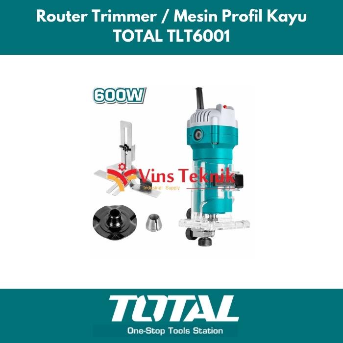 Jual mesin profil kayu trimmer router TOTAL TLT6001 | Shopee Indonesia