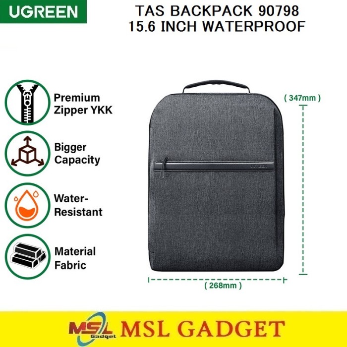 Jual UGREEN Tas Ransel Laptop MacBook Backpack 15.6 Inch Waterproof 90798 | Shopee Indonesia