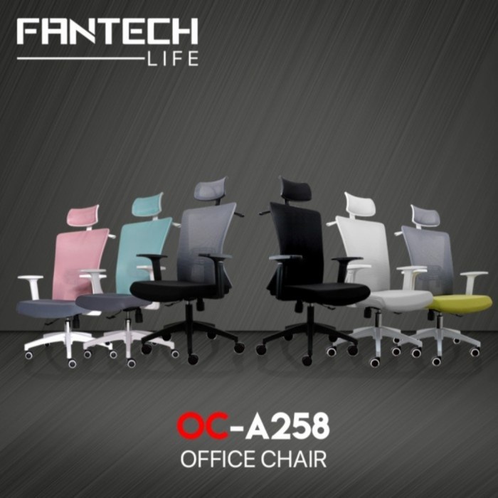 Jual Fantech OCA258 / OC-A258 Kursi Kerja Kantor Premium Office Chair ...