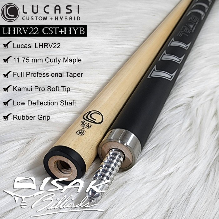Jual Lucasi LHRV22 Custom Series Cue - Radial Billiard Stick Biliar ...