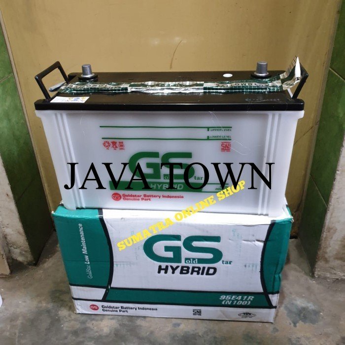 Jual Diskon Aki Mobil / Battery GS GOLD STAR HYBRID N100 95E41R 12v 100 ah VBE290 | Shopee Indonesia