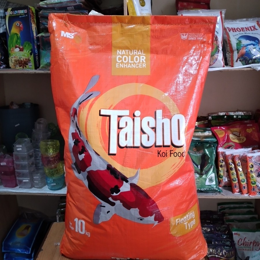 Jual JUAL JUAL PELET PAKAN MAKANAN IKAN KOI TAISHO TAISO KARUNG 10 KG ...