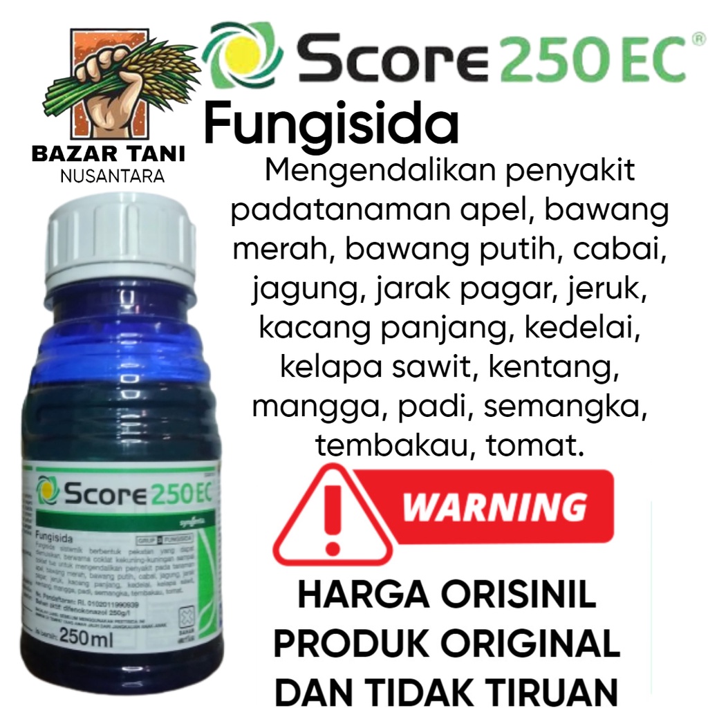 Jual Score 250 EC | fungisida sistemik skor sekor syngenta sigenta ...