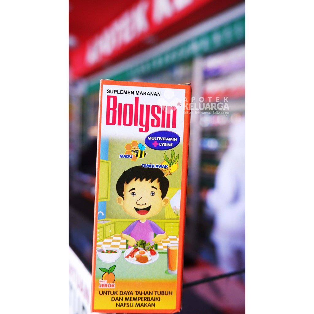 Jual Biolysin Syrup 100ml VITAMIN ANAK UMUR 1- 12 TAHUN | COD MURAH ...