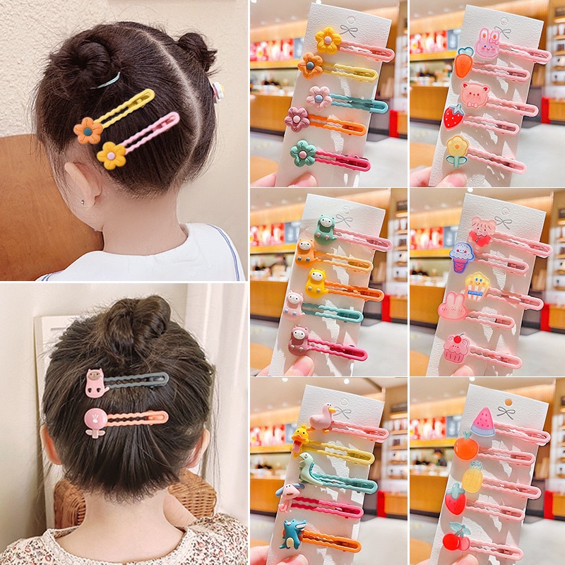 Jual [5pcs] Jepit Gelombang / Jepitan Rambut Anak korea lucu / set ...