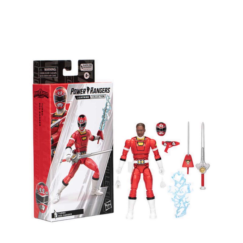 Jual Power Rangers Lightning Collection Turbo Red Ranger Figure ...