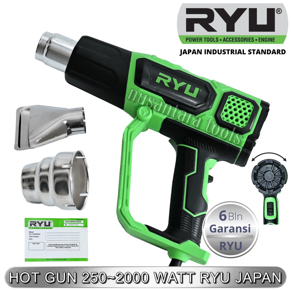 Jual RYU RHG600-4 Hot Air Heat Gun - Hot Gun Blower Pemanas Ryu Japan ...