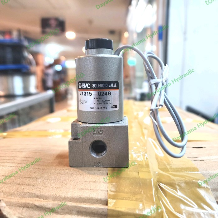 Jual VT315-024D SOLENOID VALVE SMC AC220V/ SOLENOID VALVE SMC VT ...