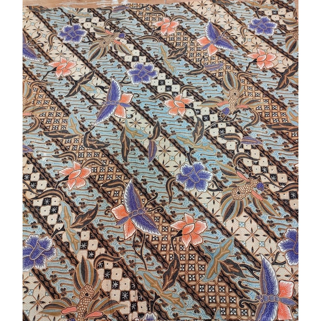 Jual Kain Batik SOLO seling bunga ( Primis Premium ) | Shopee Indonesia