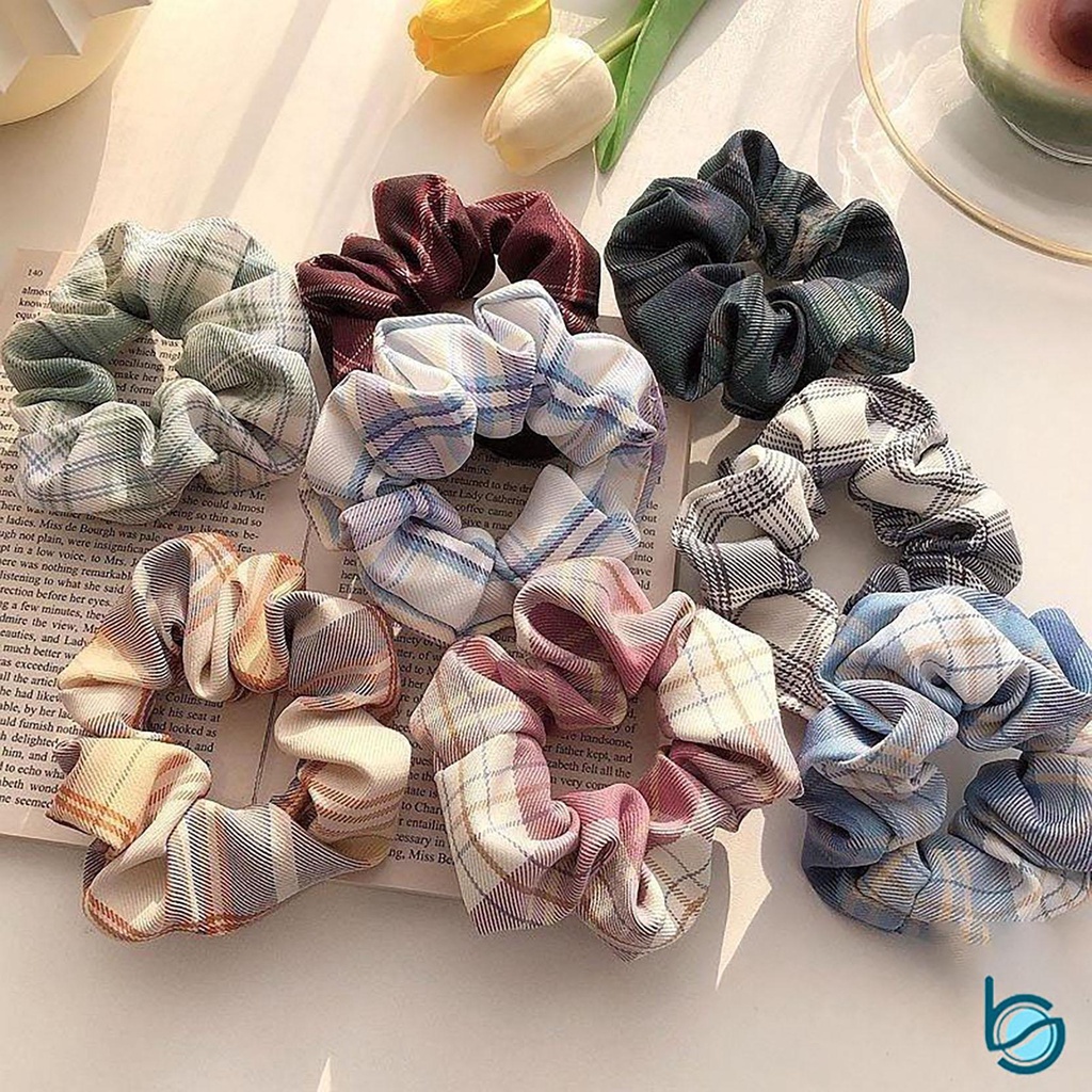 Jual Ikat rambut Lucu Bermotif/Scrunchie Hijab/Pengikat Rambut Wanita ...