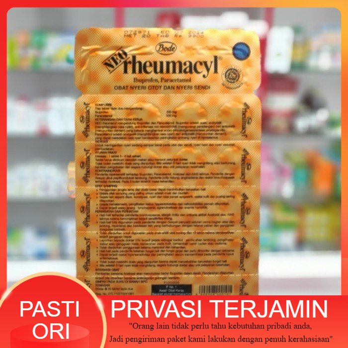 Jual neo rheumacyl strip / reumacil obat sakit sendi otot rheumacil 20 ...