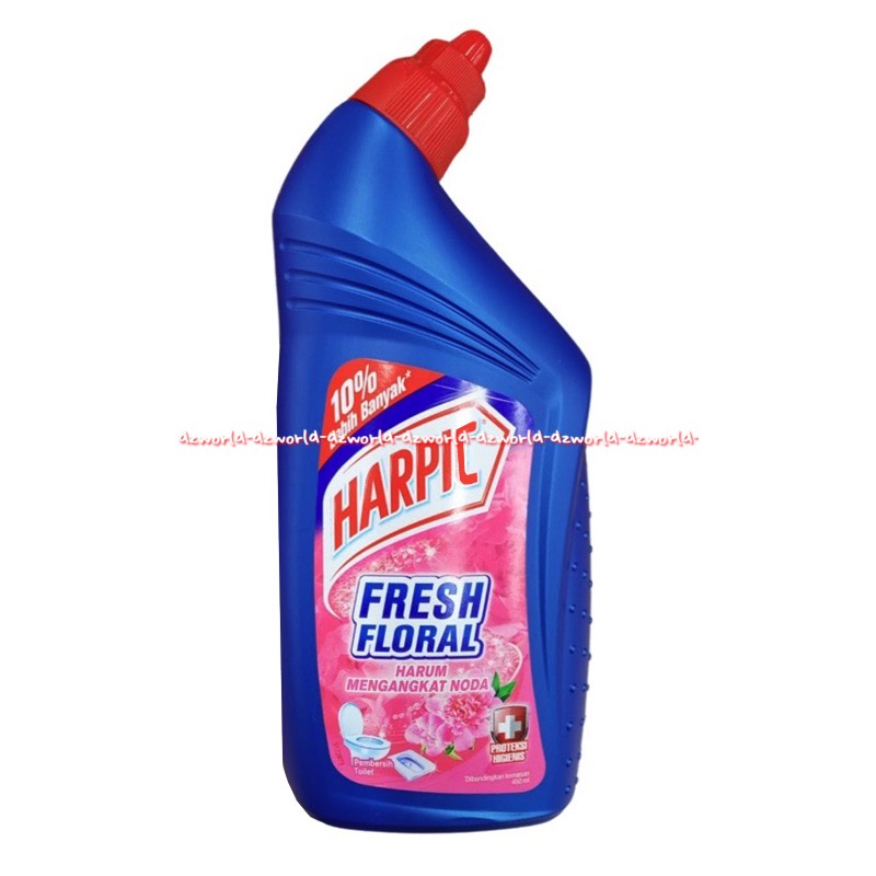 Jual Harpic Fresh Fresh Floral 405ml Pembersih Toilet Aroma Bunga Mawar ...