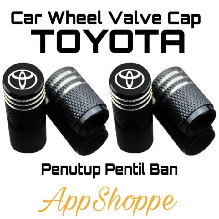 Jual TOYOTA Tutup Penutup Pentil Mobil Ban Car Tyre Wheel Valve Cap ...