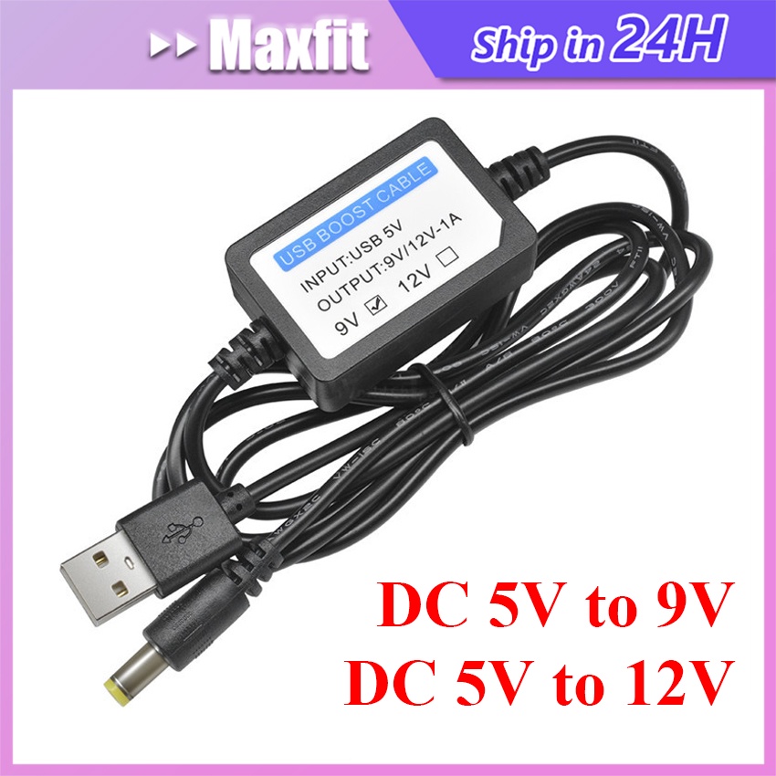 Jual Kabel Step Up Usb 5V To 12V Dc Converter 5V Ke 12V / 5V Ke 9V ...