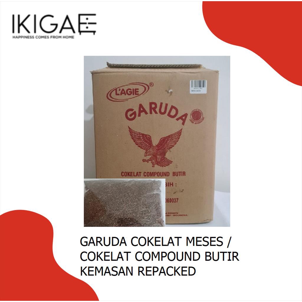 Jual GARUDA COKELAT COMPOND BUTIR / MESES KEMASAN REPACKED MERAH ...