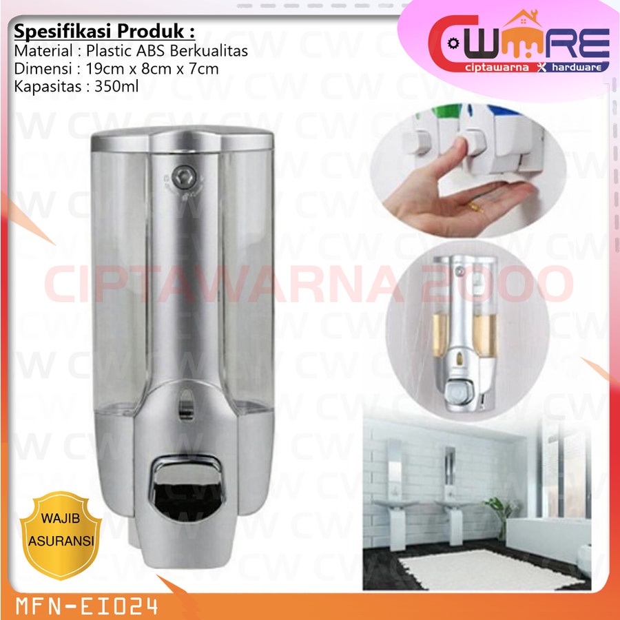 Jual Dispenser Sabun Cair SINGLE Tanpa Kunci Tempat Sabun Cair - YS ...