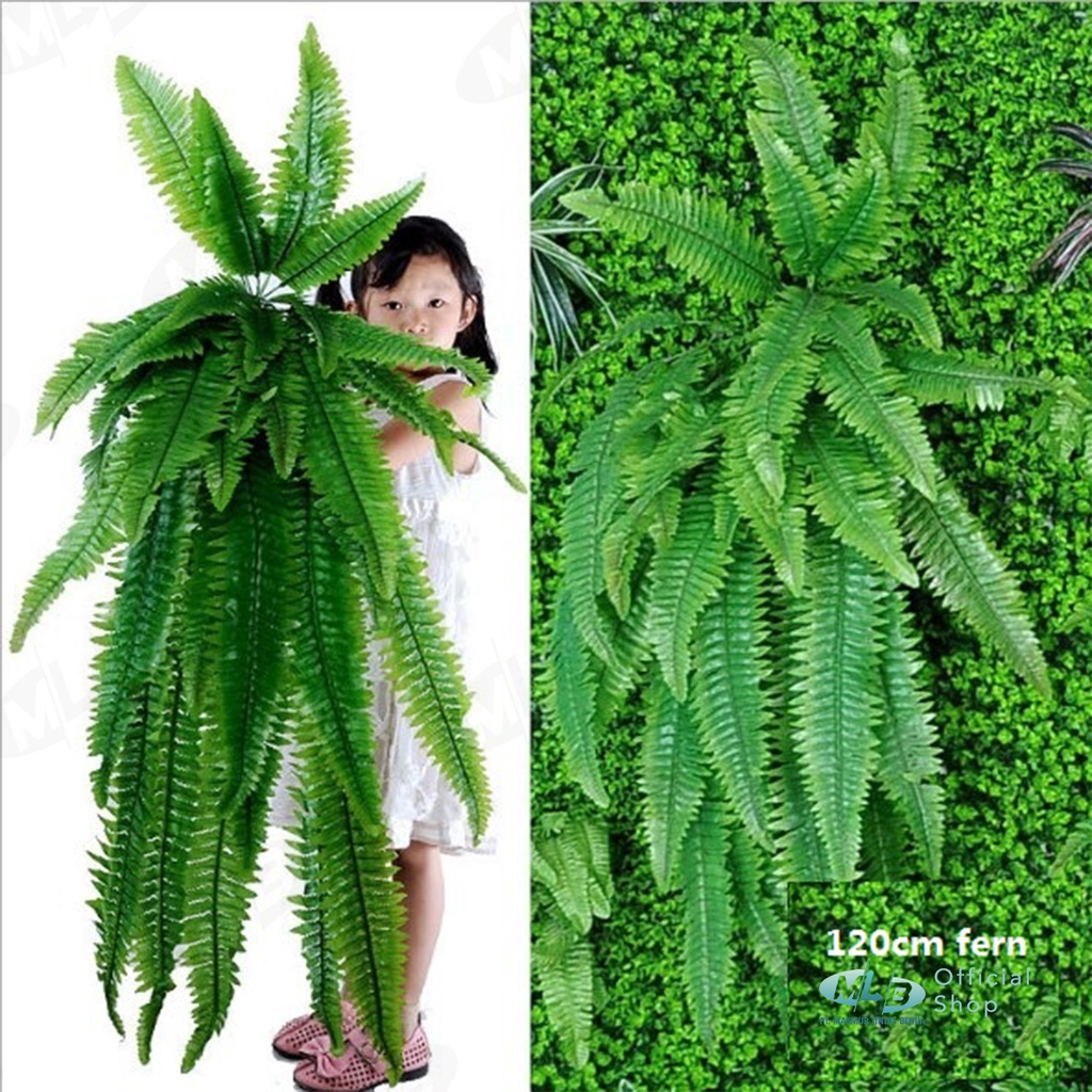Jual MLB Daun Pakis Fern Artificial Juntai Boston Hiasan Dekorasi Taman ...