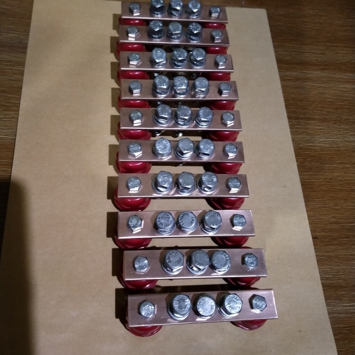 Jual Busbar tembaga/busbar panel 100mm x20mmx 3mm | Shopee Indonesia