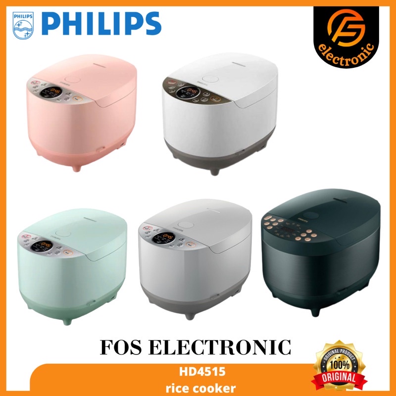 Jual PHILIPS MAGICCOM RICE COOKER HD4515 / HD 4515 (1,8 Liter) | Shopee ...