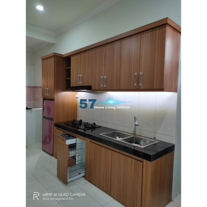 Jual Kitchen Set Minimalis - Lemari Dapur Serbaguna Bahan Multiplek HPL ...