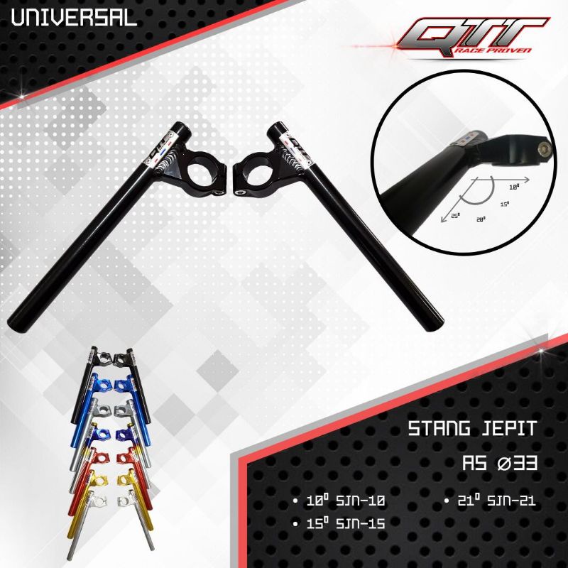 Jual STANG SETANG STIR DRAG QTT RACING AS 33 21 DERAJAT KOMPETISI NINJA ...
