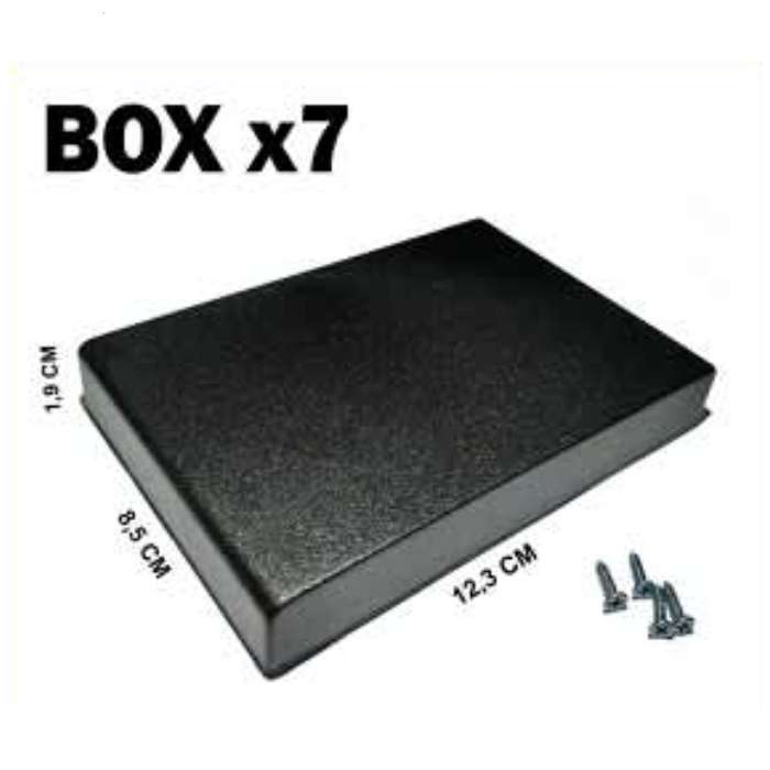 Jual BOX PLASTIK HITAM X7 125X85X15mm | Shopee Indonesia