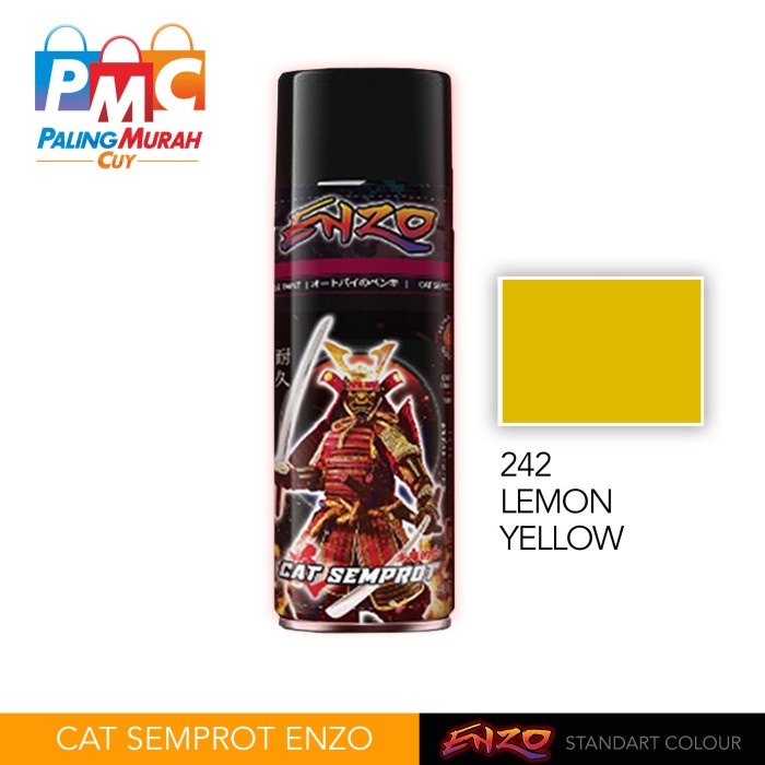 Jual Cat Semprot ENZO 242 LEMON YELLOW Bukan Samurai/Pylox Enzo Premium ...