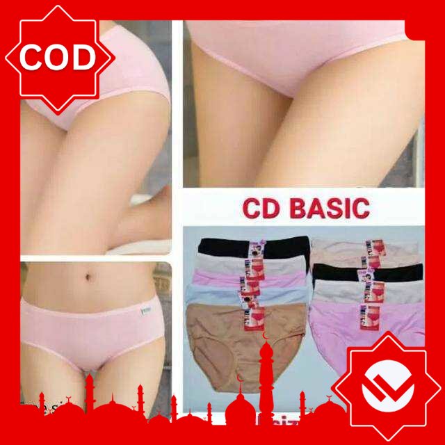 Jual CD Basic - Celana Dalam Basic All Size Fashion Sidewalkers | Shopee Indonesia