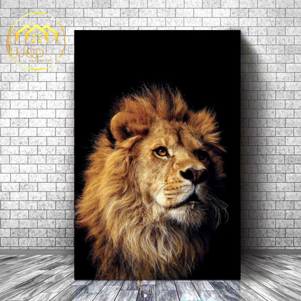 Jual POSTER KAYU HEWAN SINGA - POSTER HEWAN SINGA - HIASAN DINDING ...