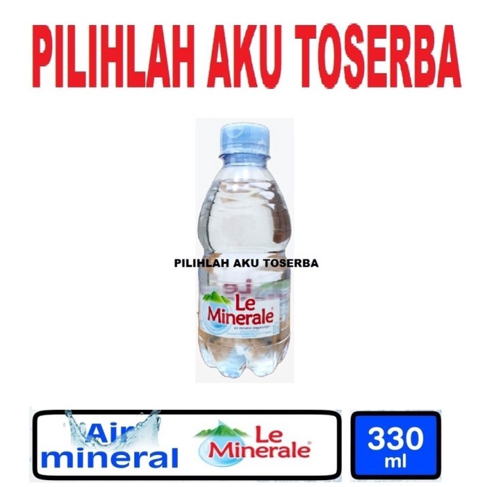 Jual Le Minerale Air Mineral Botol Mini Pet 330 ml - (HARGA 1 DUS ISI 24) | Shopee Indonesia