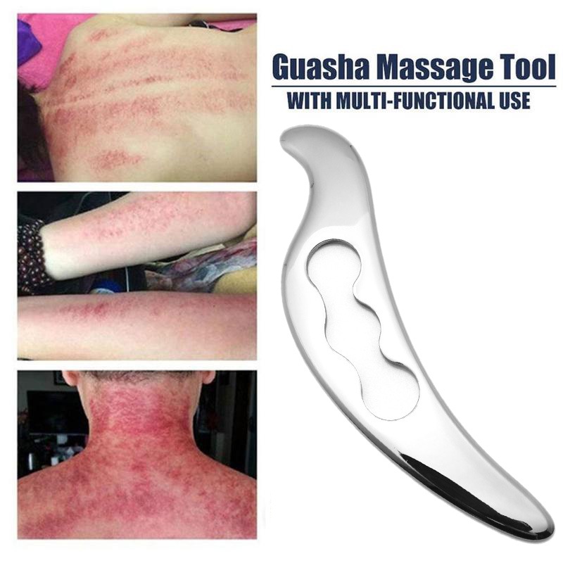 Jual Stainless Steel Gua Sha IASTM Soft Tissue Body Pain Scraping Tool ...