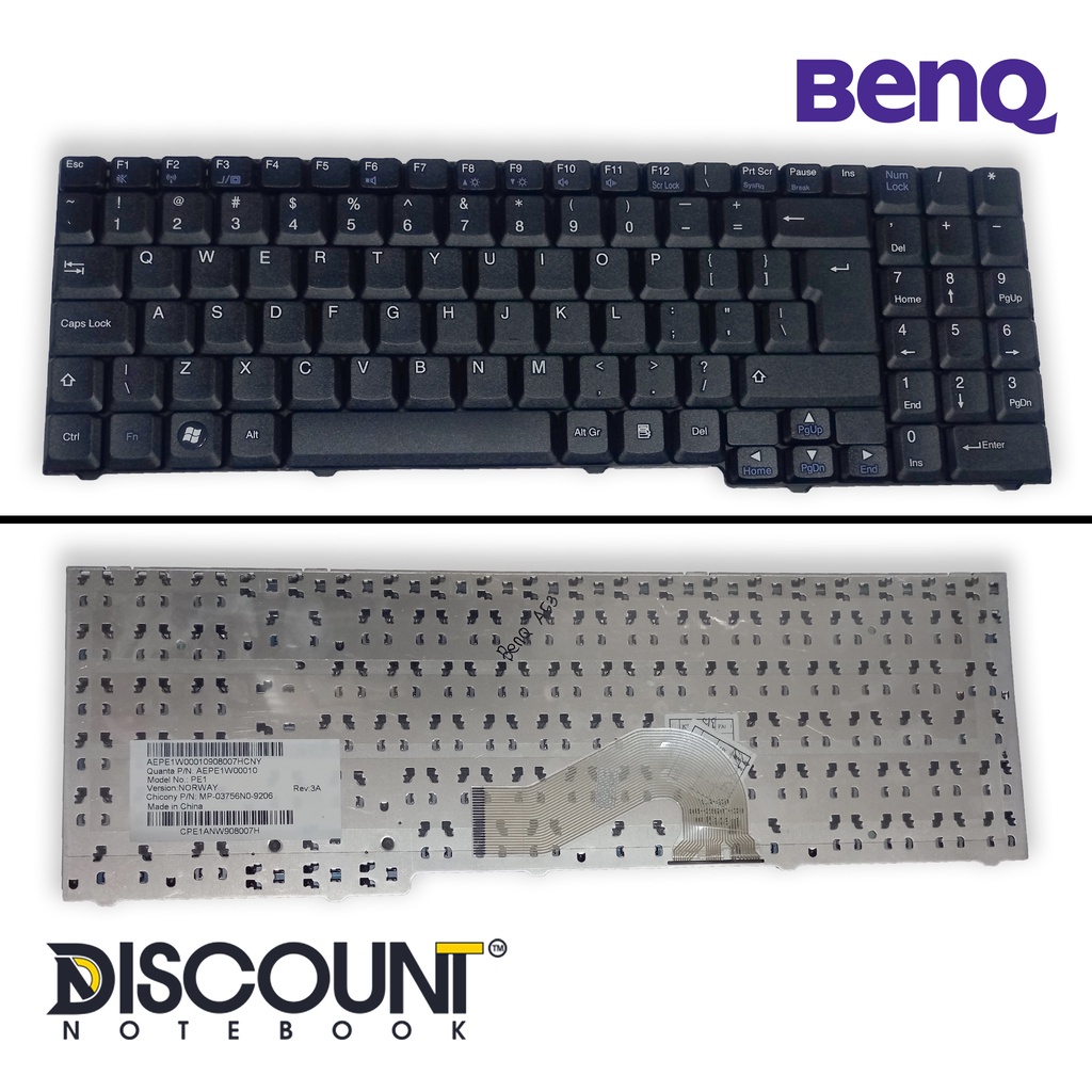 Jual KEYBOARD LAPTOP | KEYBOARD LEPTOP BENQ A53 - BLACK | Shopee Indonesia