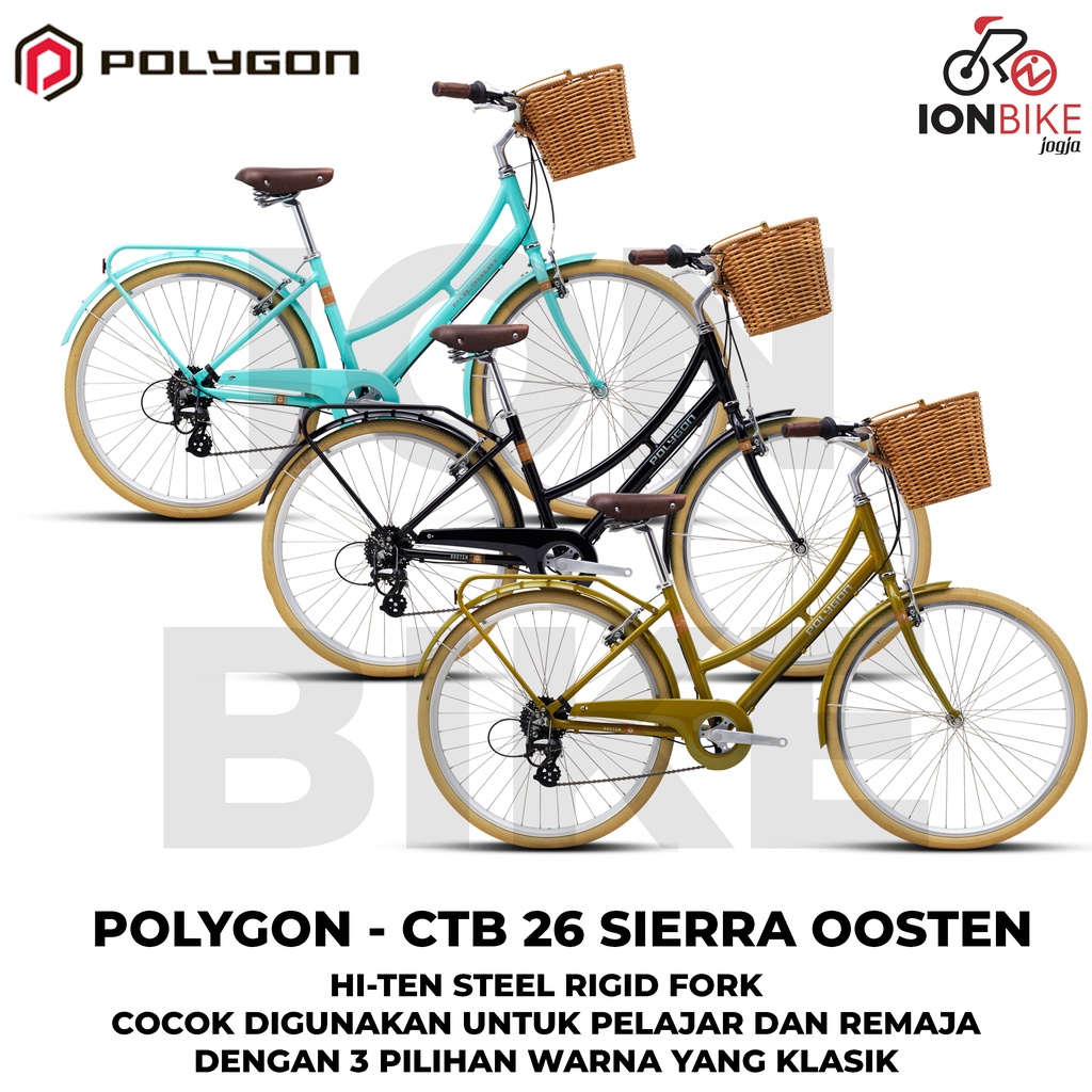 Jual Sepeda City Bike 26 Inch Polygon Sierra Oosten Terbaru Frame Alloy ...